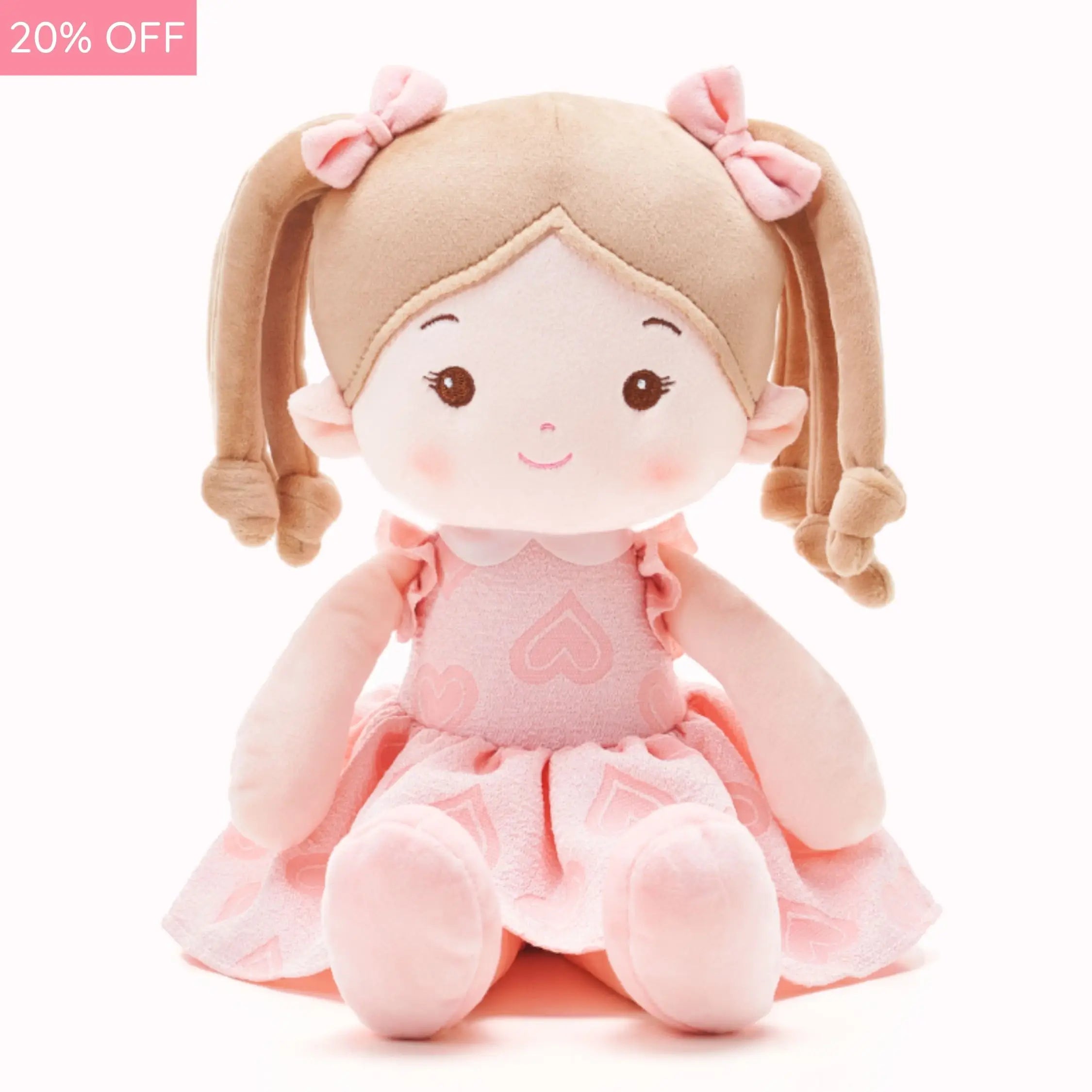 Personalized Sweetheart Girl Baby Dolls with Gift Bag, Plush Soft Baby ...