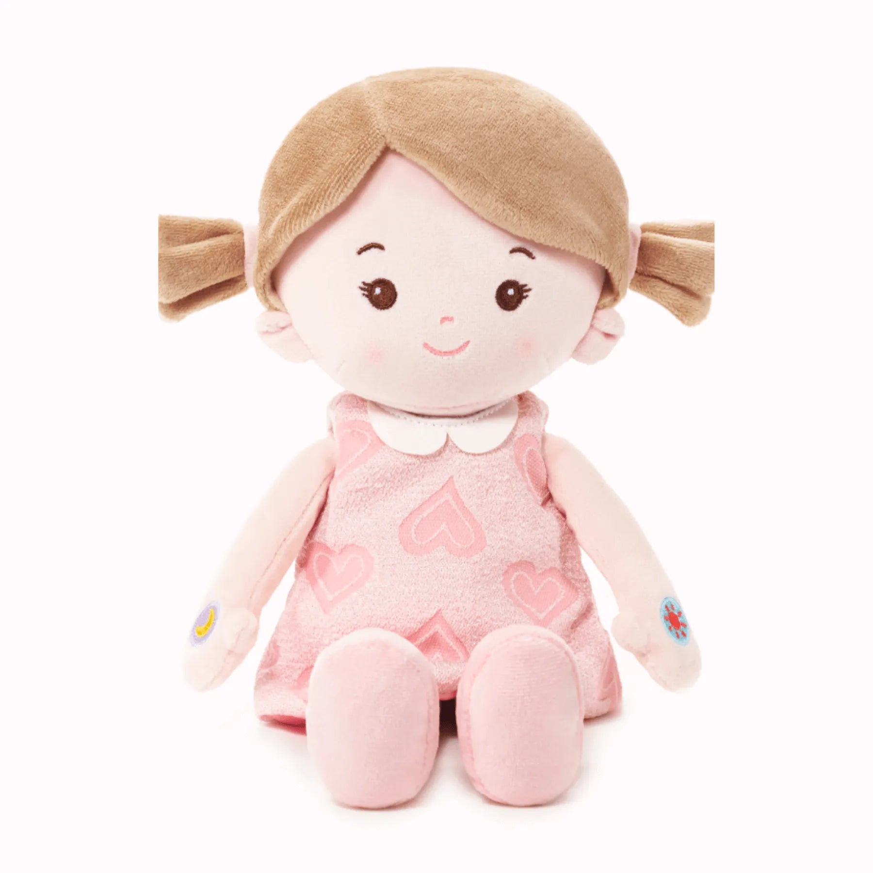 Leyadoll Personalized Baby Doll Gifts Plush Curly Girl Toys with Love ...